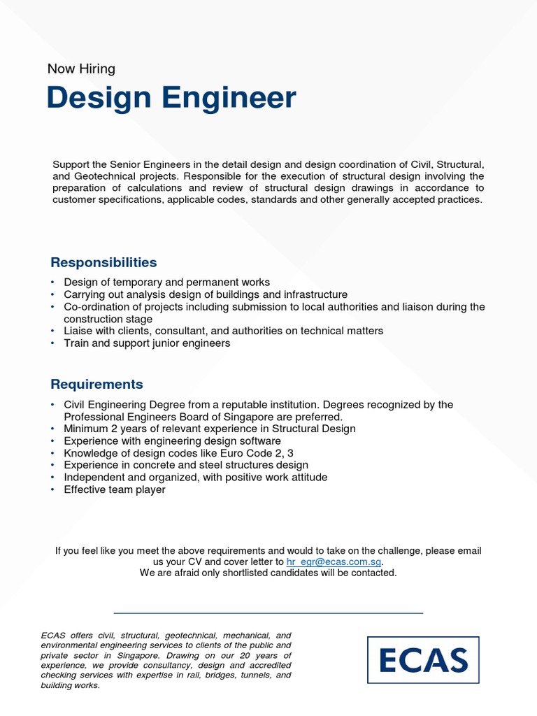 JD Design 2y Engineer | PDF