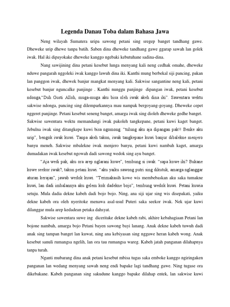 KEBIJAKSANAAN JOKO KENDIL | PDF