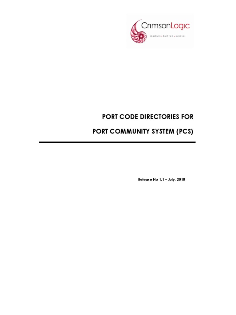 Port Code Directory v1 PDF | PDF | Business | Computing
