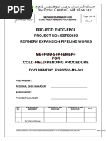Recommended Cold Cutting Procedure PDF | PDF | Pipeline Transport | Pipe (Fluid Conveyance)