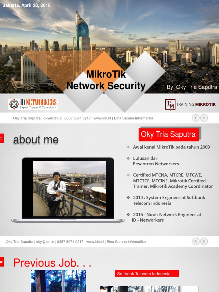 BSI Mikrotik Security Presentation | PDF | Firewall (Computing) | Cybercrime