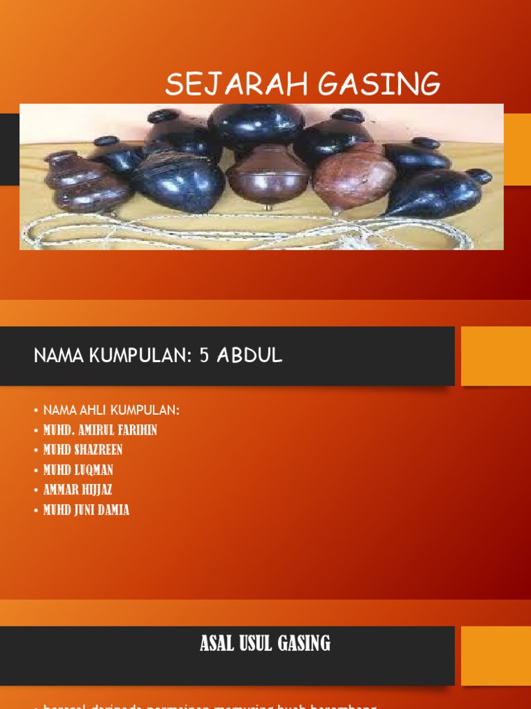 Sejarah Gasing 1 2 | PDF