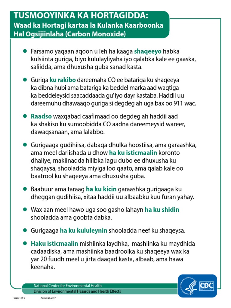 Tusmooyinka Ka Hortagidda:: Waad Ka Hortagi Kartaa La Kulanka ...