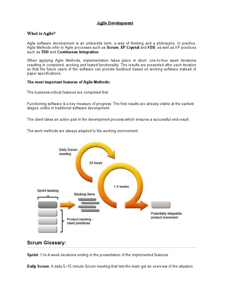 Agile Development What Is Agile?: The Most Important Features of Agile ...