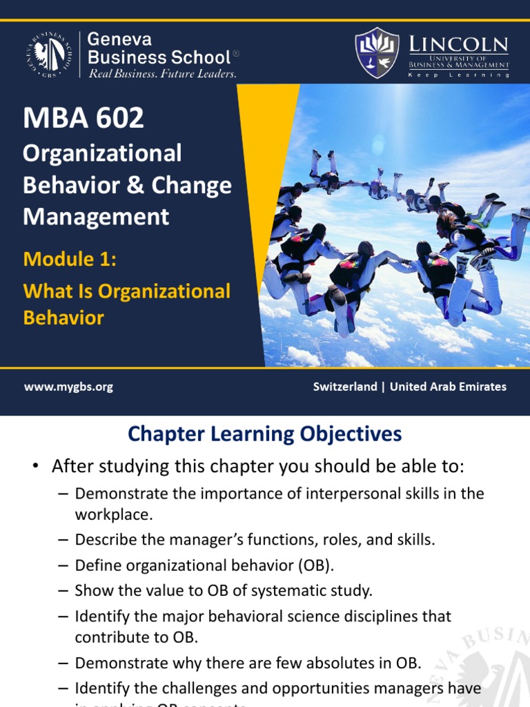 Understanding Organizational Behavior: An Introduction to Individuals ...