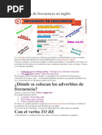 Rutina Diaria y Adverbios Frecuencia Ejercicios de Gramatica 112047 | PDF