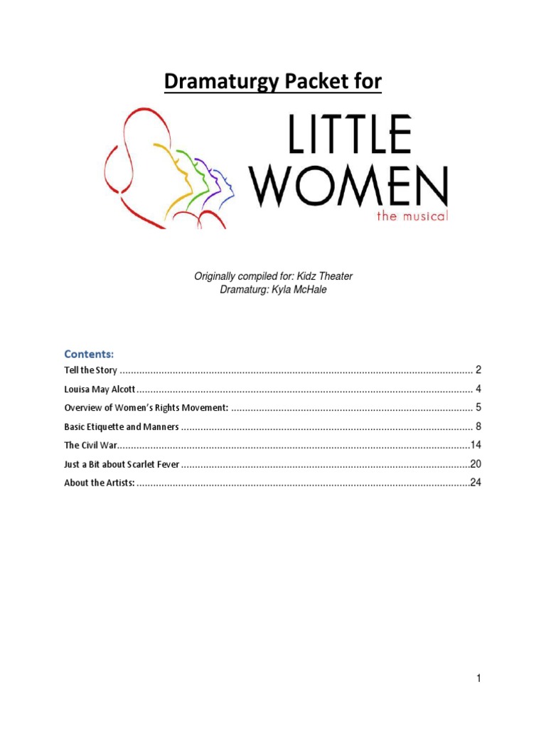 Little Women Dramaturgy Packet | PDF | Confederate States Of America ...