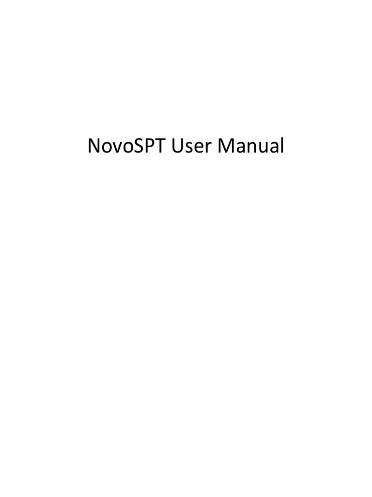 Manual Del Programa Novospt | PDF | Software | Servidor (Computación)