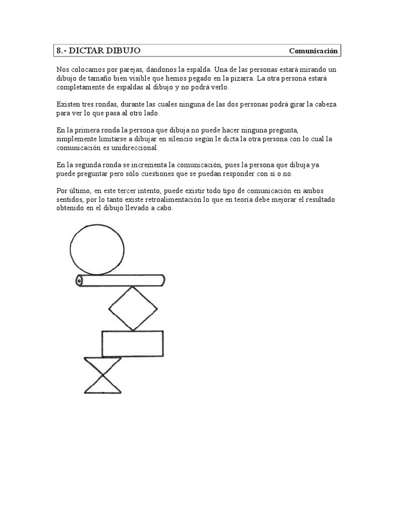 8 Comunicación Dictar Dibujo | PDF