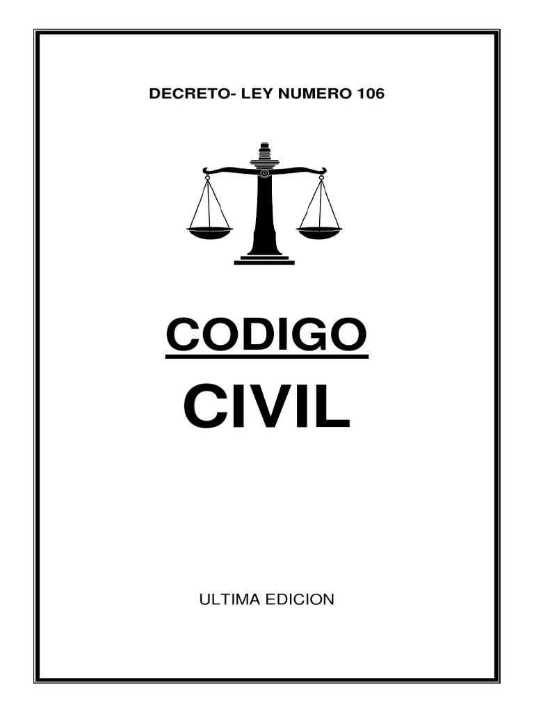 Código Civil de Guatemala Actualizado | PDF
