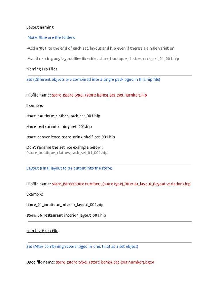 Layout File Naming | Download Free PDF | Computer File | Areas Of ...
