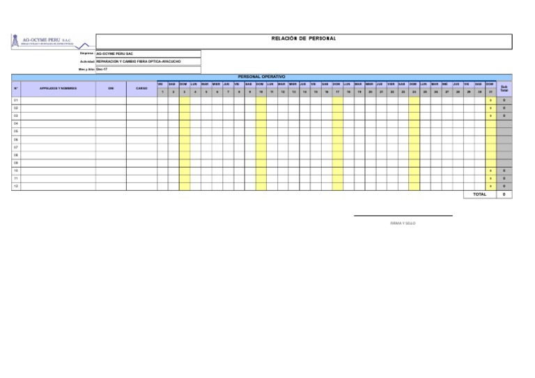 Formato de Horas Hombre Trabajadas (HHT) (B) | PDF | Clima | Violencia