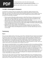 Summary of Chapters 7 & 8 | PDF | To Kill A Mockingbird