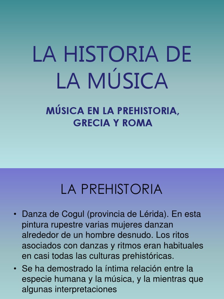 Historia de La Música en Grecia y Roma | PDF