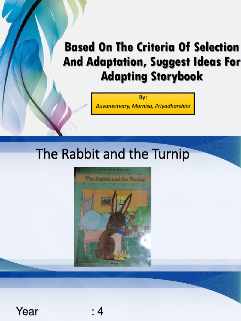 The Rabbit and The Turnip | PDF