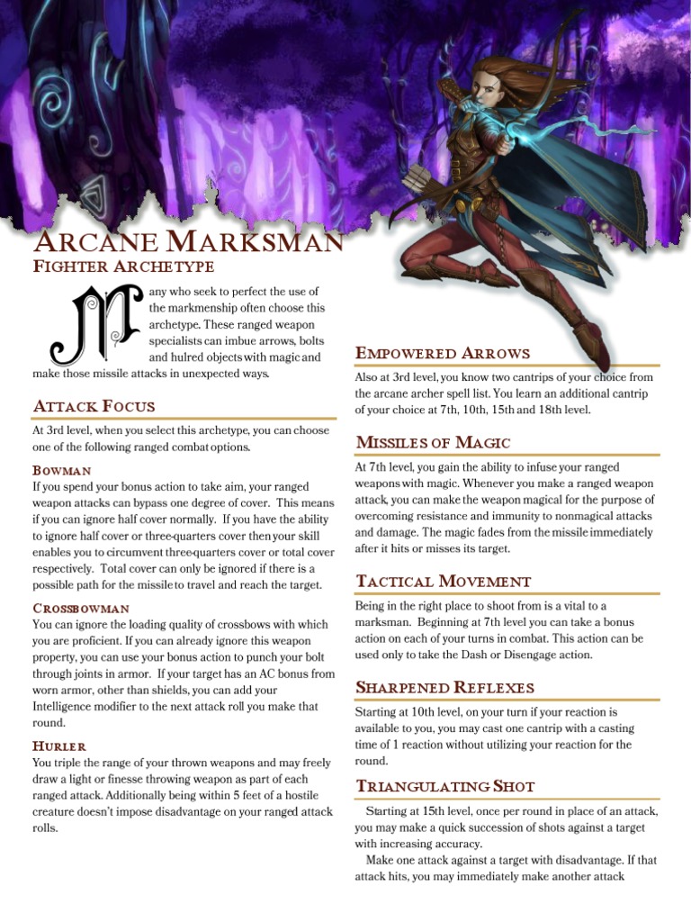 Arcane Marksman | PDF