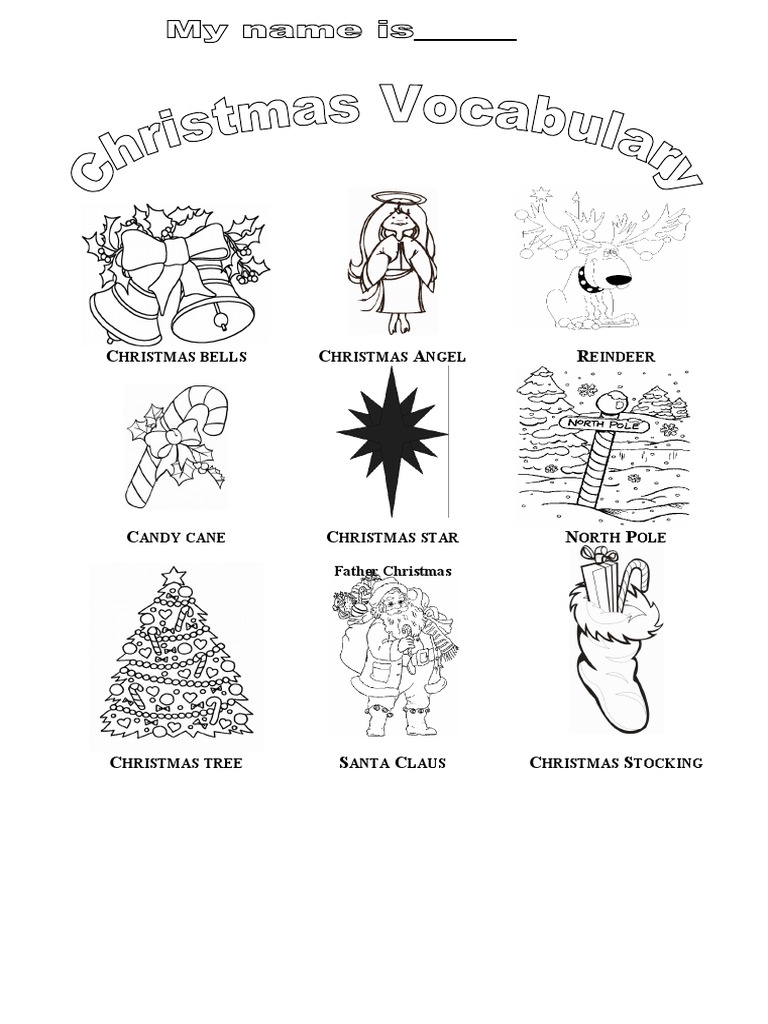 Christmas Vocabulary | PDF