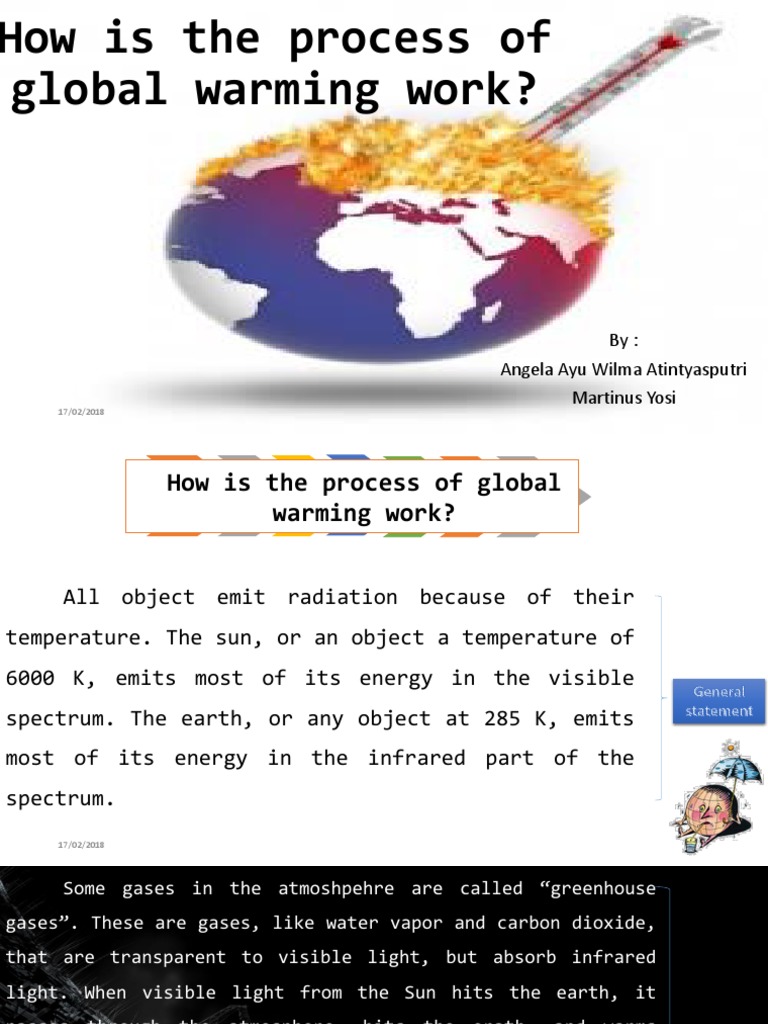 How Does The Process of Global Warming Work | PDF
