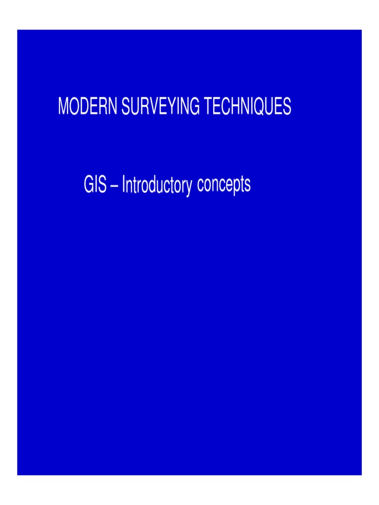 Etc GIS Intro | PDF | Geographic Information System | Geography