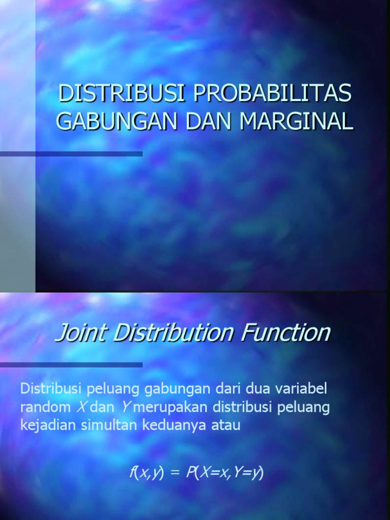 Fungsi Distribusi | PDF