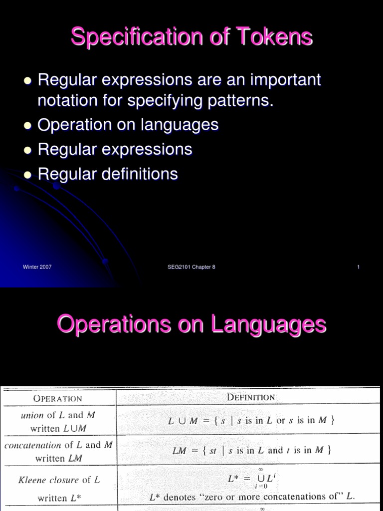 Recognition of Tokens | PDF | Regular Expression | Theoretical Computer ...
