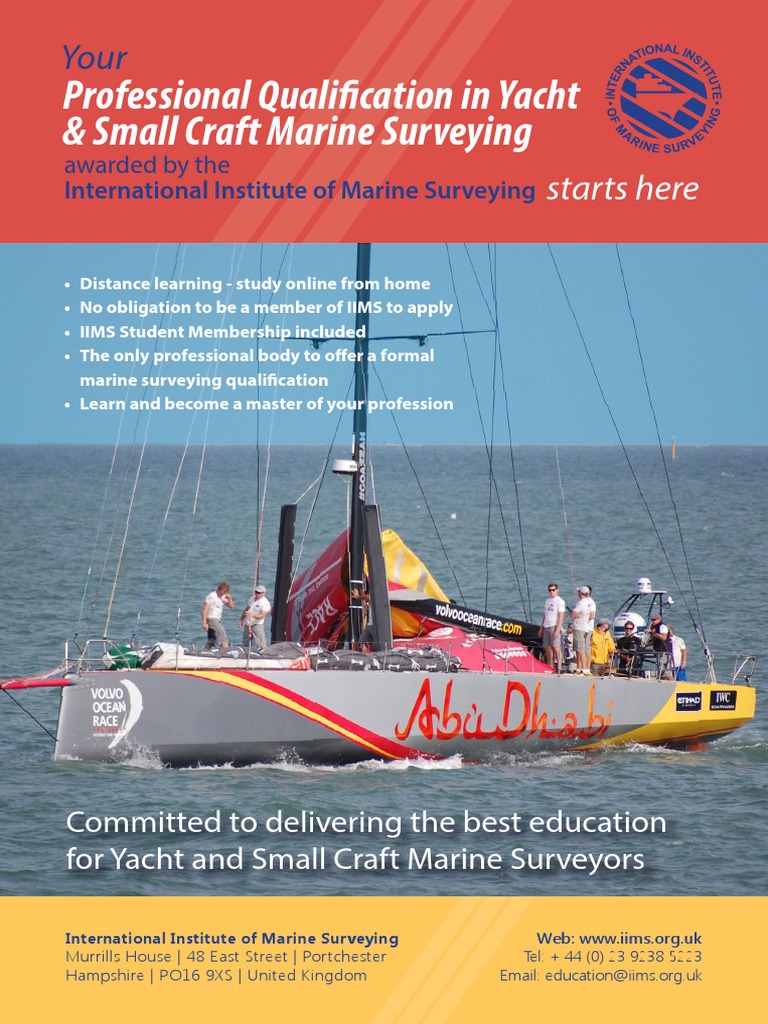 Professional Qualification in Yacht Small Craft Marine Surveying ...