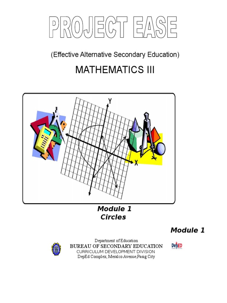 Module 1 - Circles | PDF | Circle | Angle