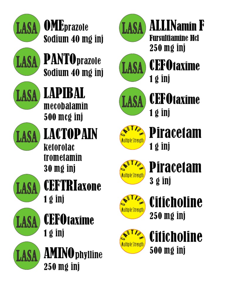 OME Panto Lapibal Lactopain Allin F Cefo Cefo Piracetam Piracetam ...