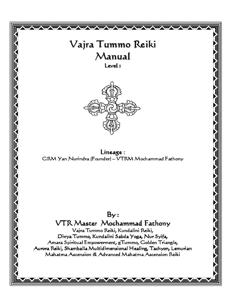 Introduction to Vajra Tummo Reiki Level 1: Foundational Concepts ...