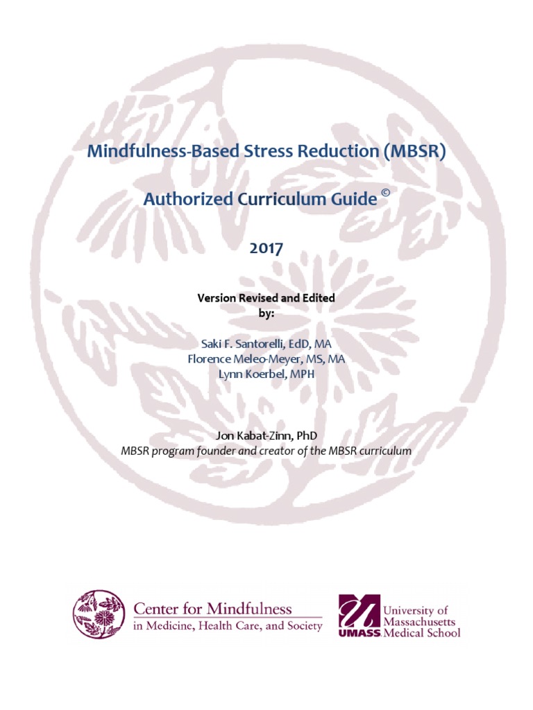 MBSR Curriculum | PDF | Mindfulness | Meditation