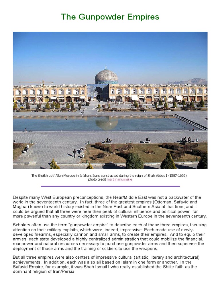 Overview of Gunpowder Empires | PDF | Ottoman Empire | Mughal Empire