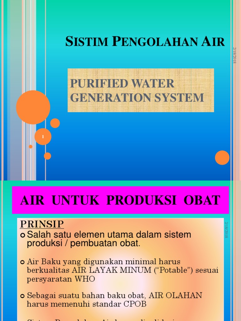 3 Purified Water Generation System r3 | PDF