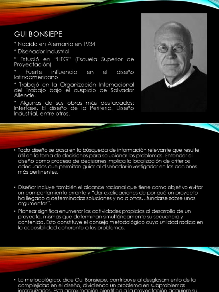 Gui Bonsiepe - Metodologia | PDF | Diseño | Toma de decisiones