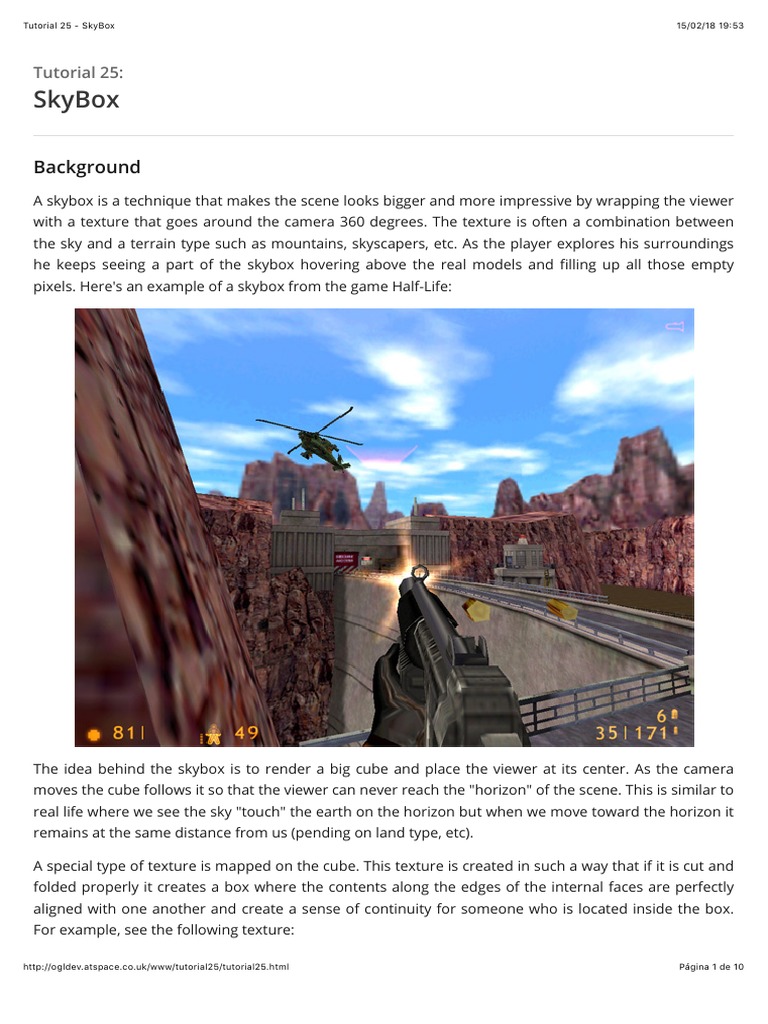 Tutorial 25 - SkyBox | PDF | Shader | Texture Mapping