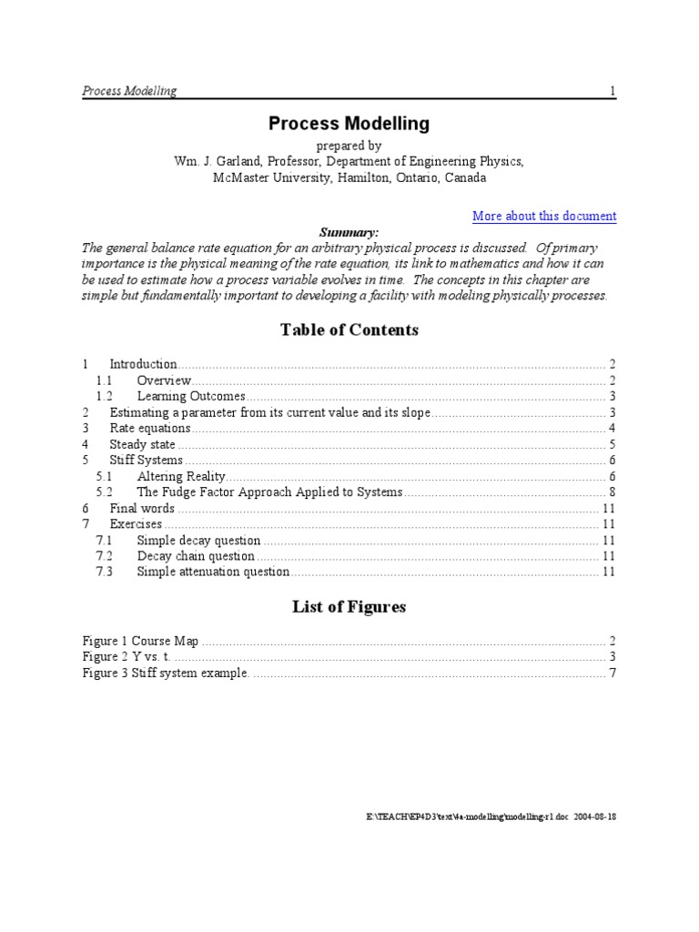 Process Modelling | PDF | Fluid Dynamics | Numerical Analysis