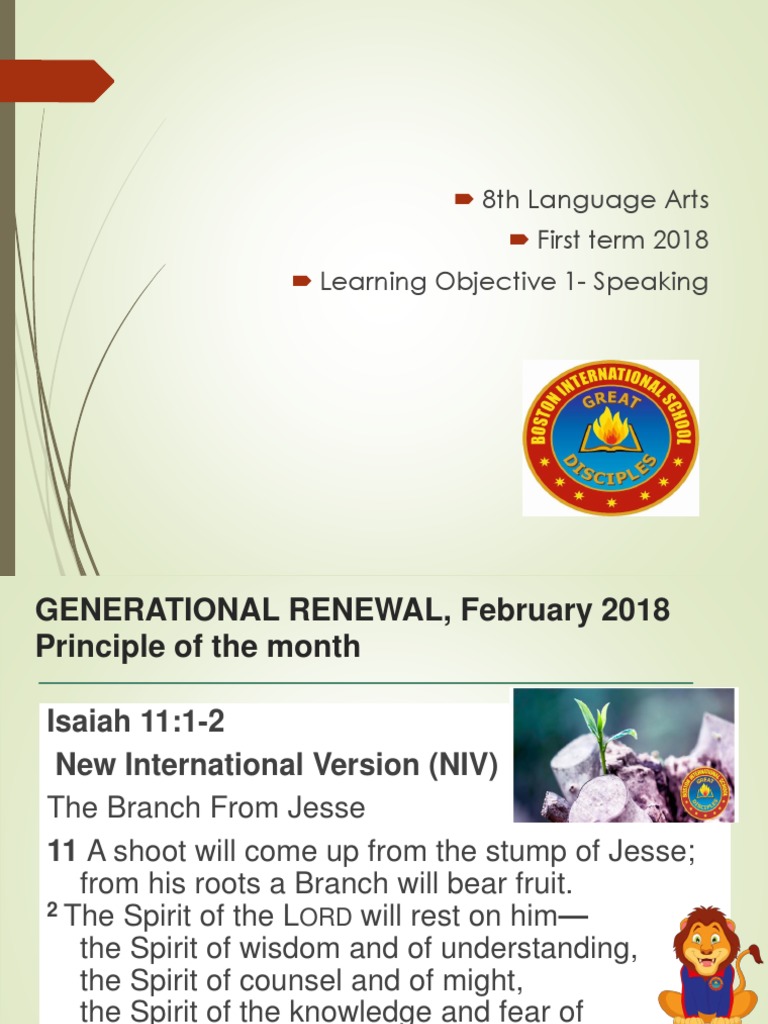 8th Grade Language Arts Curriculum Guide | PDF | Verb | Question
