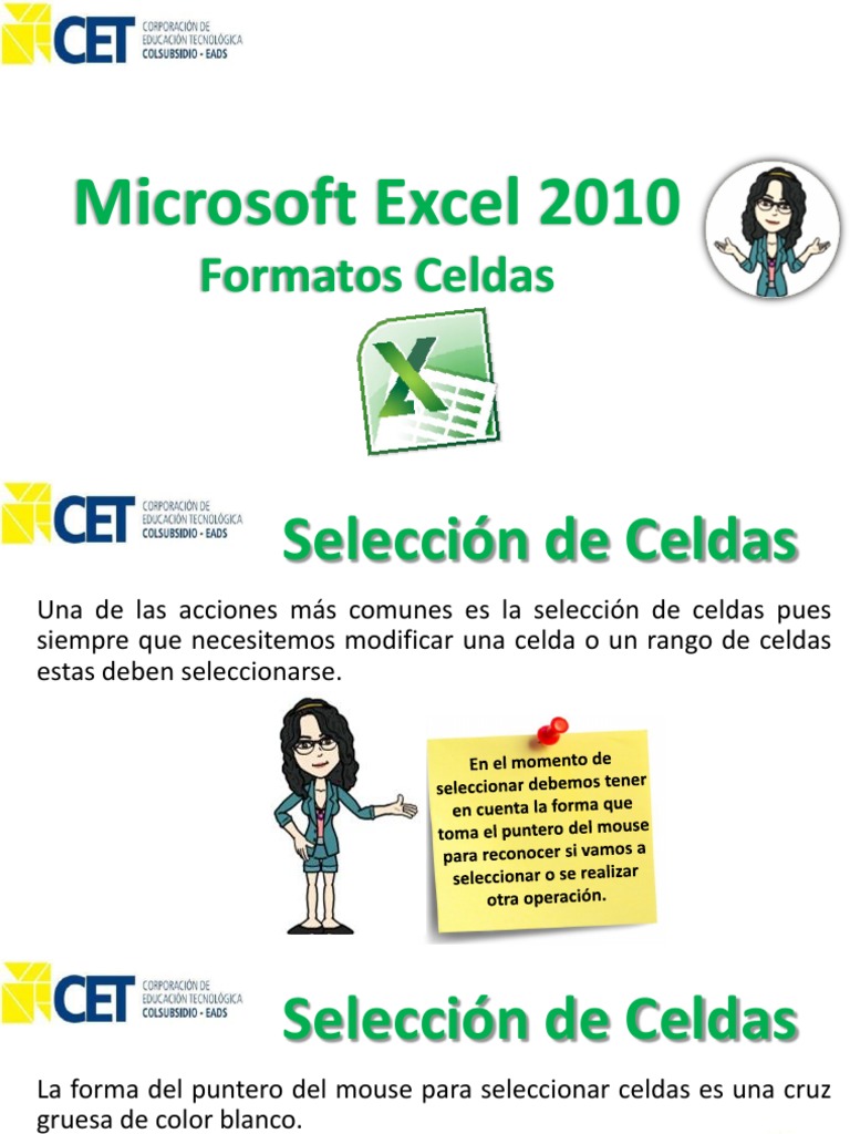 Formatos Celdas PDF | PDF | Point and Click | Hoja de cálculo