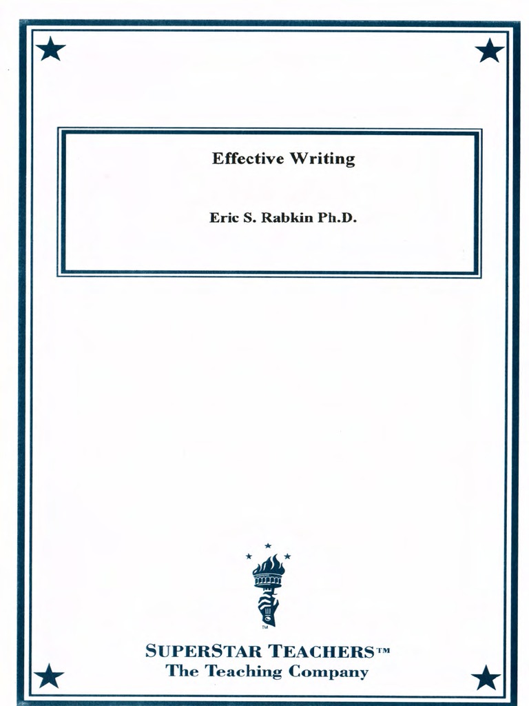 TTC - Effective Writing (Guidebook) (Scan) PDF | PDF