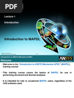 20 APDL Commands Every ANSYS Mechanical User Should Know | PDF | Parameter (Computer Programming ...