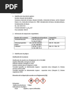 Hoja de Seguridad Alcohol Láurico | PDF | Quemar | Alcohol