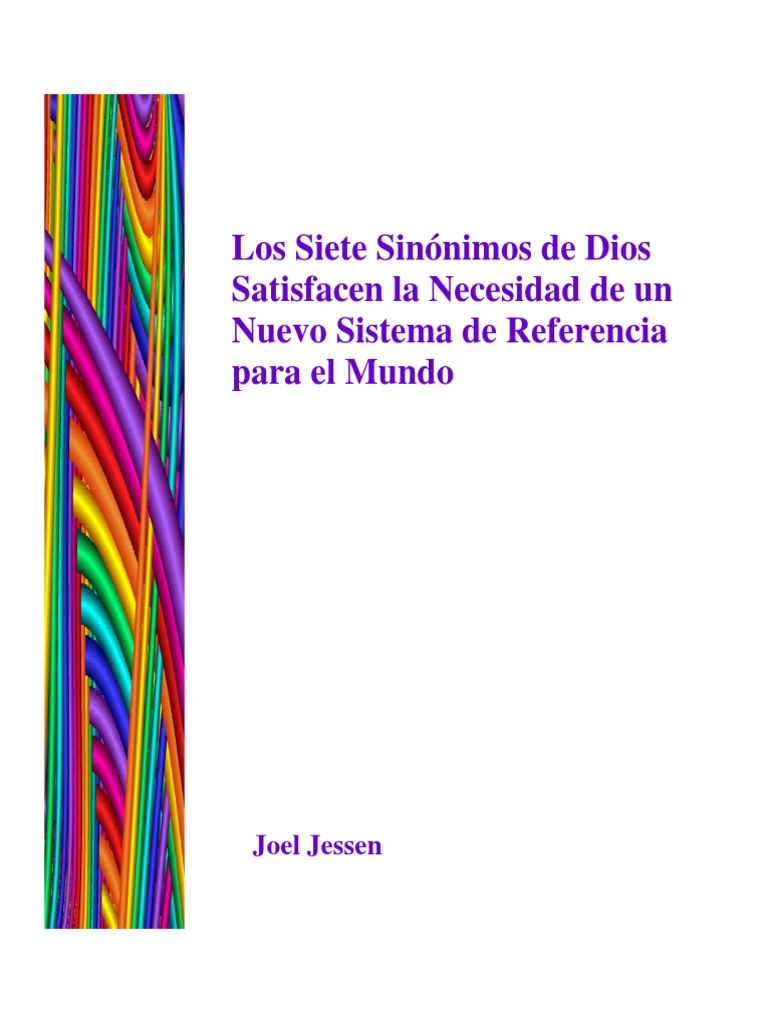Los Siete Sinonimos de Dios Por Max Kappeler | PDF | Alma | Mente