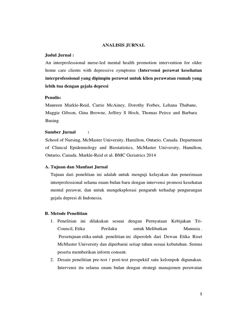 ANALISIS JURNAL Singkat | PDF
