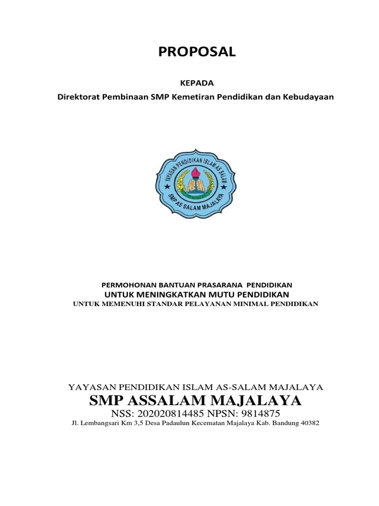Contoh Proposal Biro Keuangan | PDF