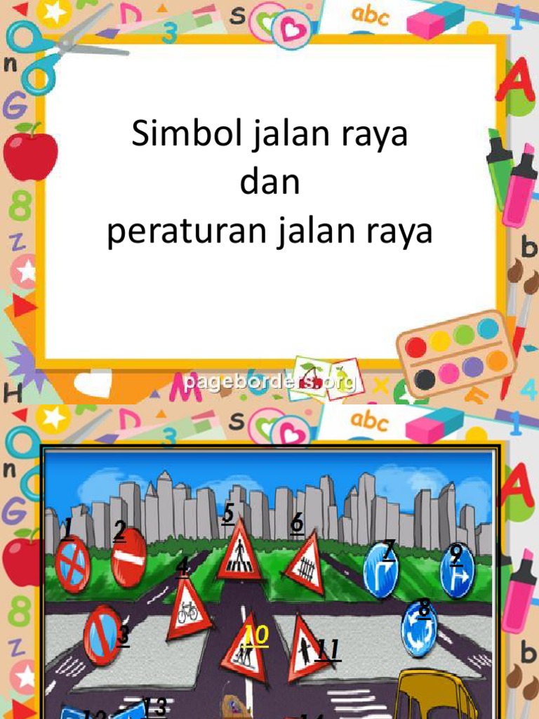 Simbol Dan Peraturan Jalan Raya | PDF