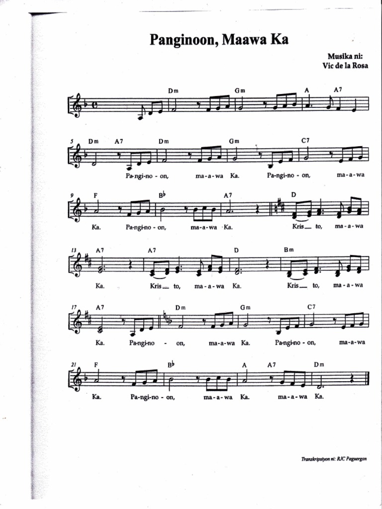 Panginoon, Maawa Ka | PDF