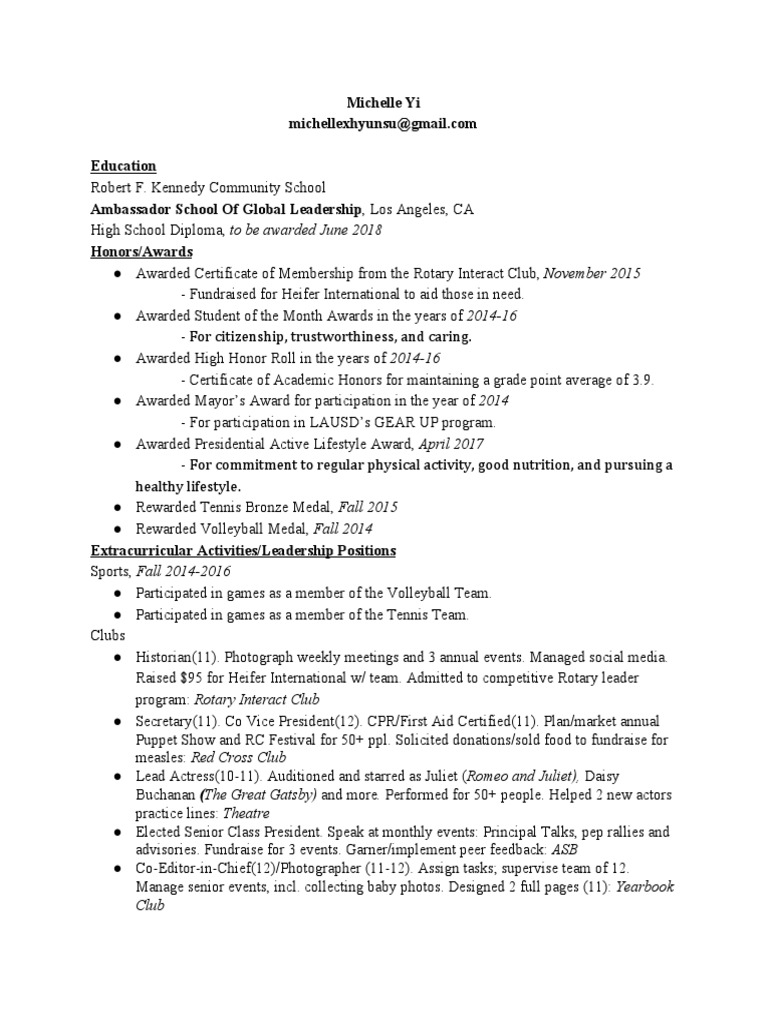 Resume Hs 1 | PDF | Behavior Modification | Learning