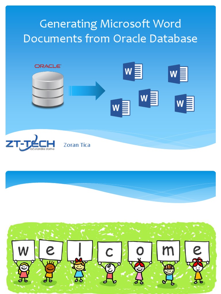 Zoran Tica - Generating Microsoft Word Documents From Oracle Database ...