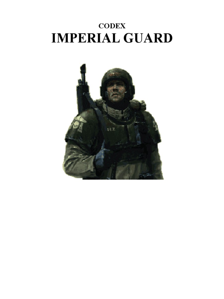 Imperial Guard Codex Overview | PDF | Platoon | Tanks