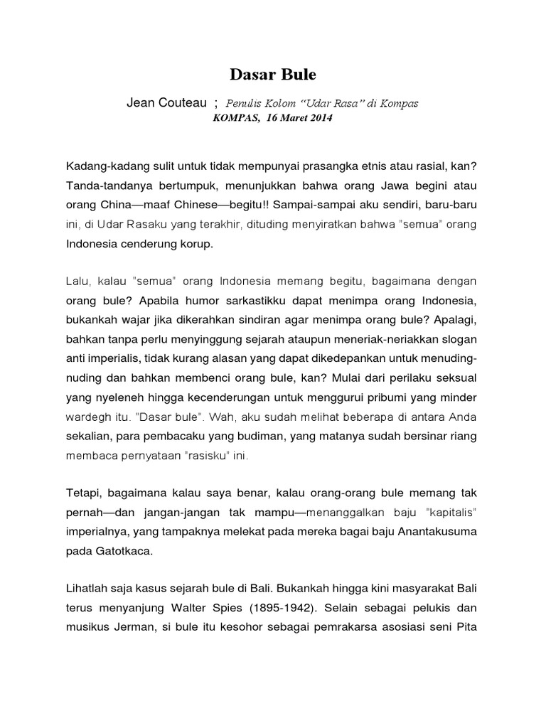 Dasar Bule | PDF