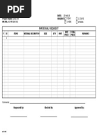 Material Request Form Template | PDF